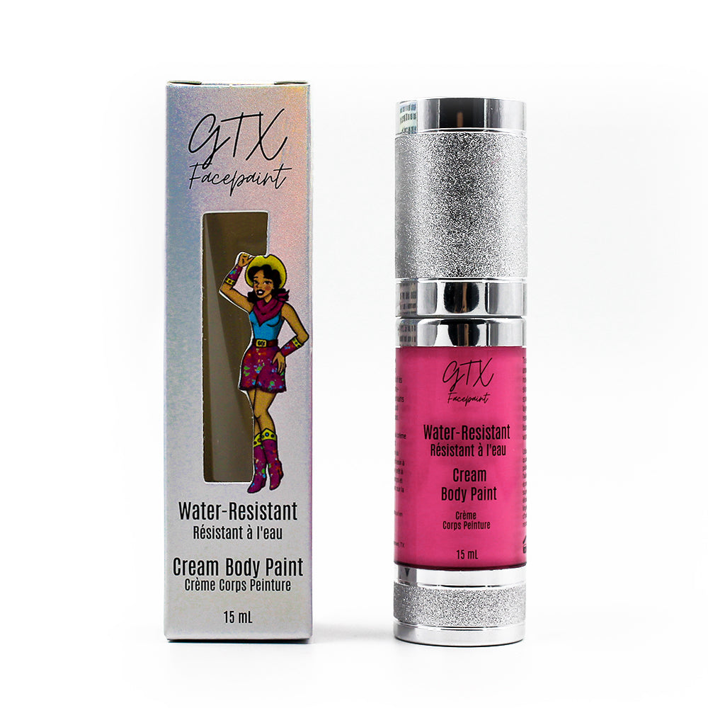 GTX Facepaint - Water-Resistant Cream Body Paint - Dolly Pink - Neon ...
