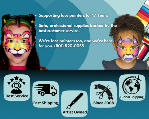 The Best place to get professional and safe face paint supplies | Face ...
