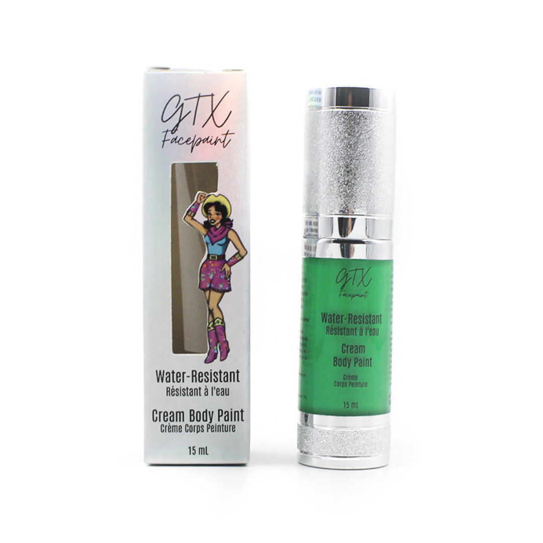 GTX Facepaint - Water-Resistant Cream Body Paint - Okra Green | Face ...